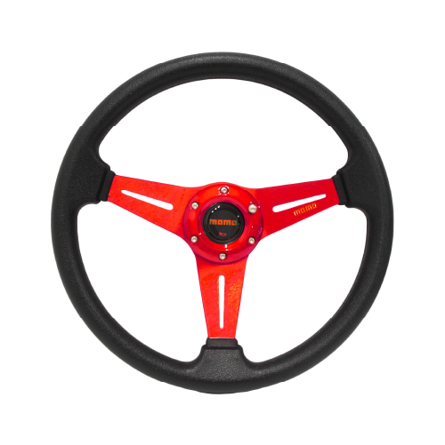 Sports Steering Wheel - Red Spoke - Carts'n'Parts Australia