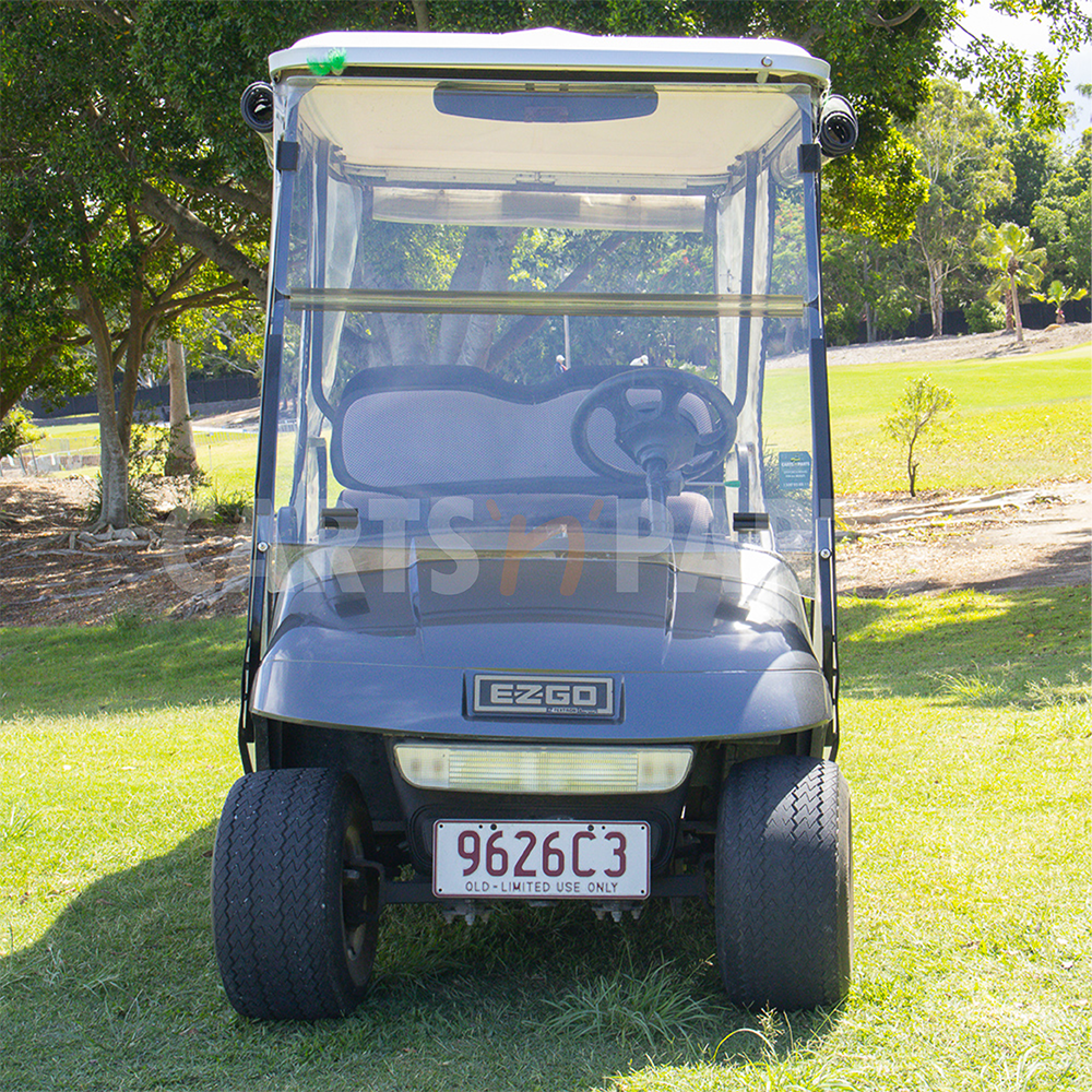 2001 EZGO TXT 4 Seat Silver Grey Golf Cart - Carts'n'Parts