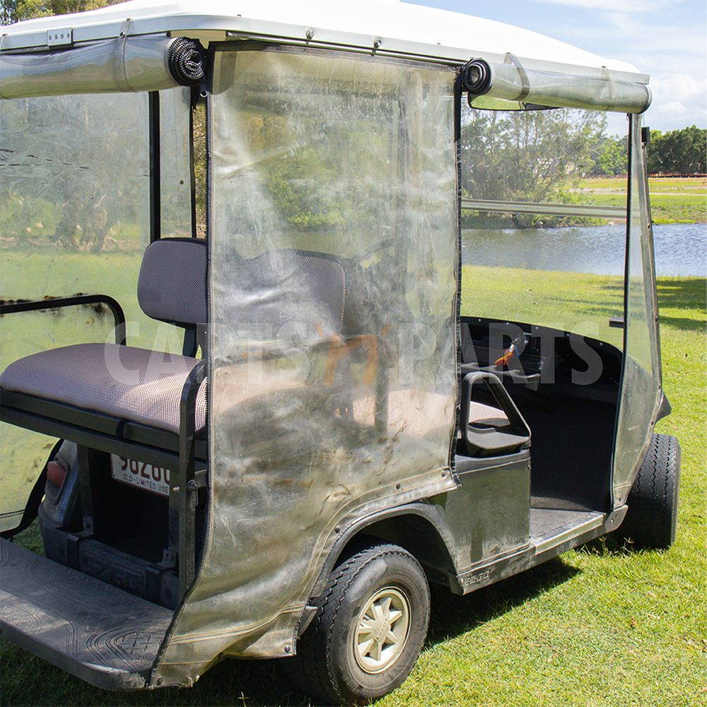 2001 EZGO TXT 4 Seat Silver Grey Golf Cart - Carts'n'Parts